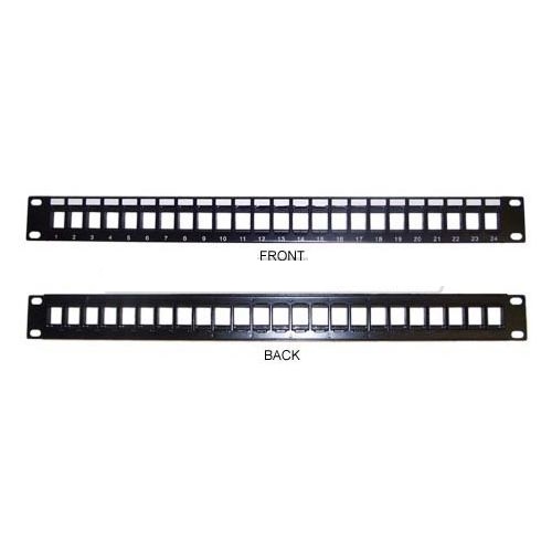 1U Rack Mount Panel CabledUp 24-Port Cat6 Patch Panel – 1U Rack Mount ...