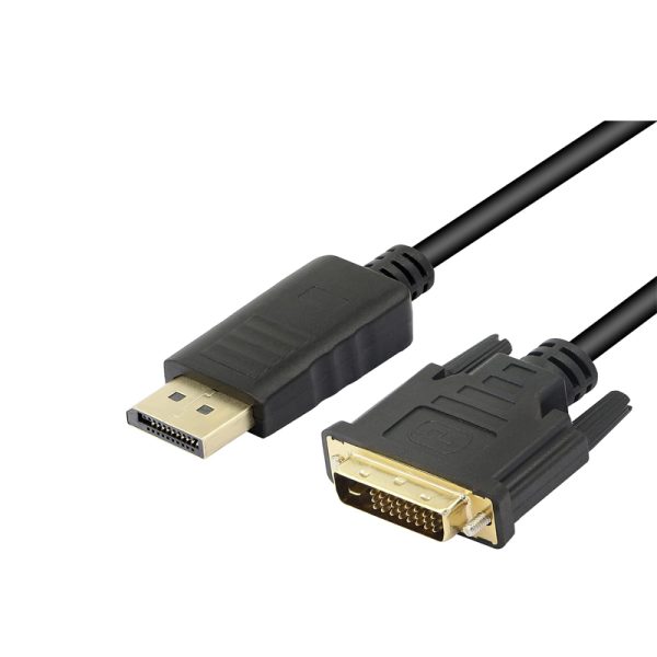 Displayport to DVI (24+1) Male Cable M/M 15FT | FACTORY DIRECT SALE