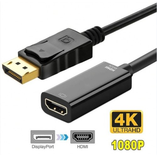 (4K), DisplayPort Male to HDMI Female Adapter M/F, Support 4K | FACTORY ...
