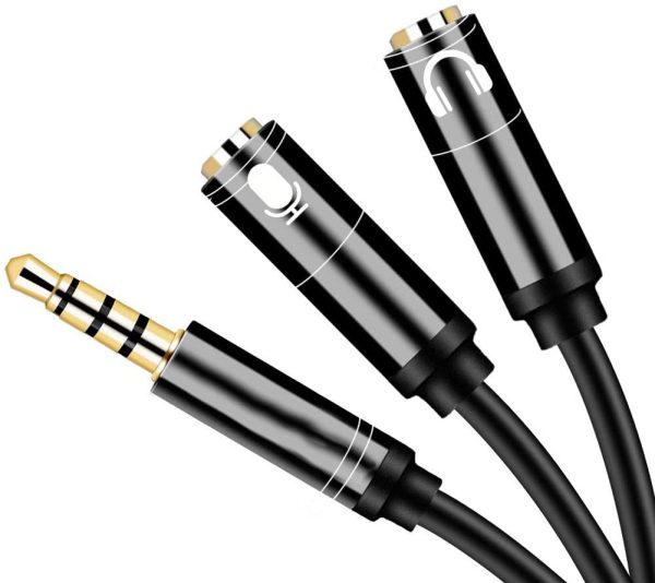 3.5mm Mic/Headset Male Jack to Audio Female Adapter | FACTORY DIRECT SALE